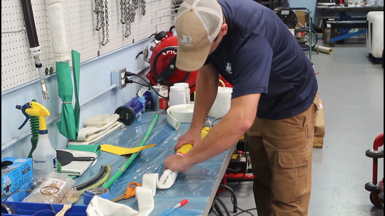 Lining with the tail method - YouTube