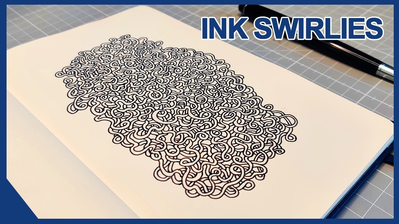 Drawing Ink NONSENSE in my Sketchbook - YouTube