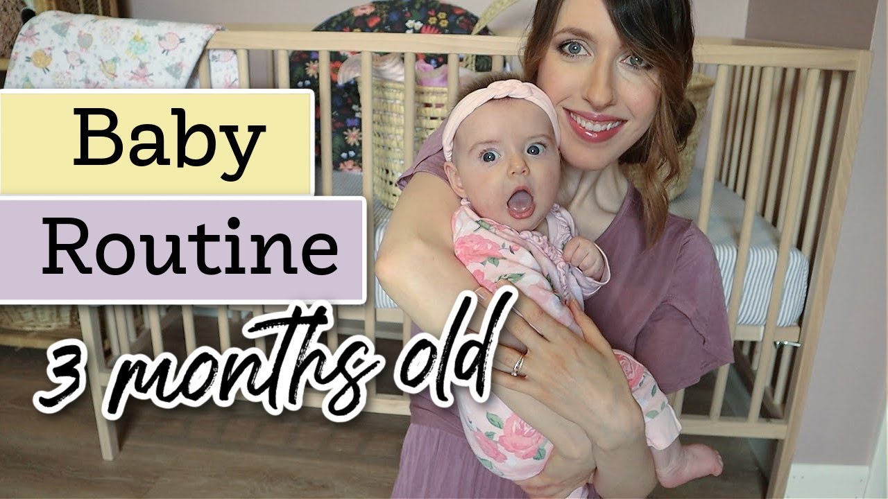 DAILY ROUTINE of a 3 MONTH OLD BABY | Naps, Bedtime, Feeding Schedule ...