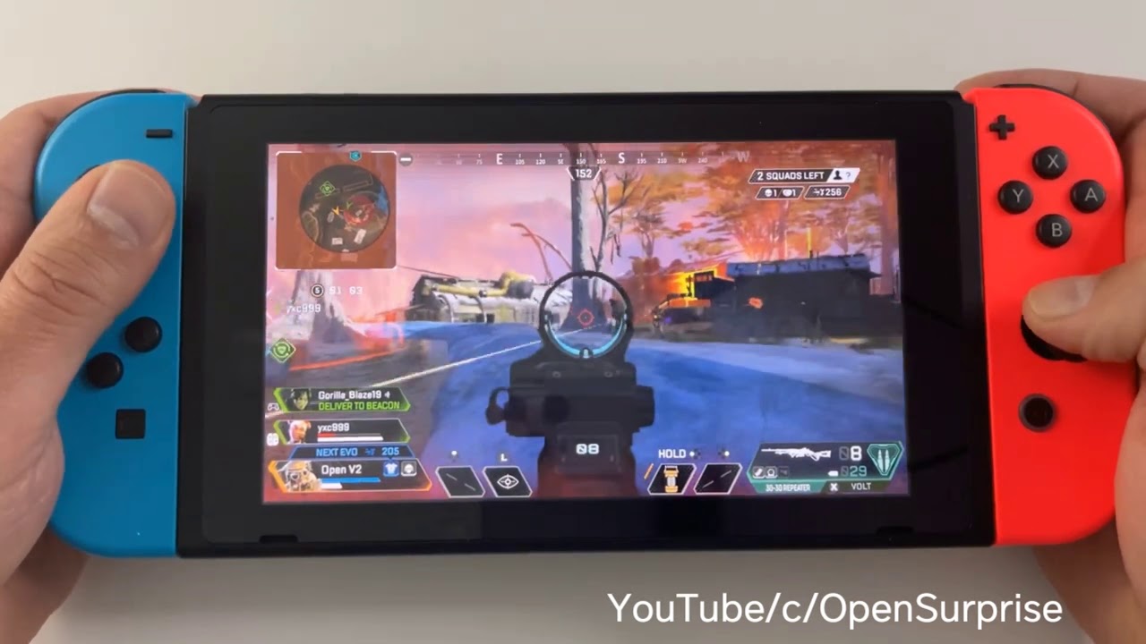 Apex Legends Nintendo Switch Handcam - YouTube