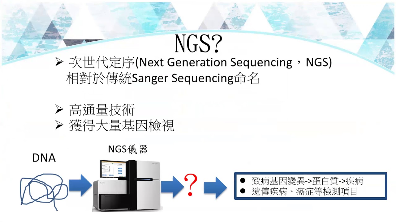 3 NGS 資料說明 - YouTube