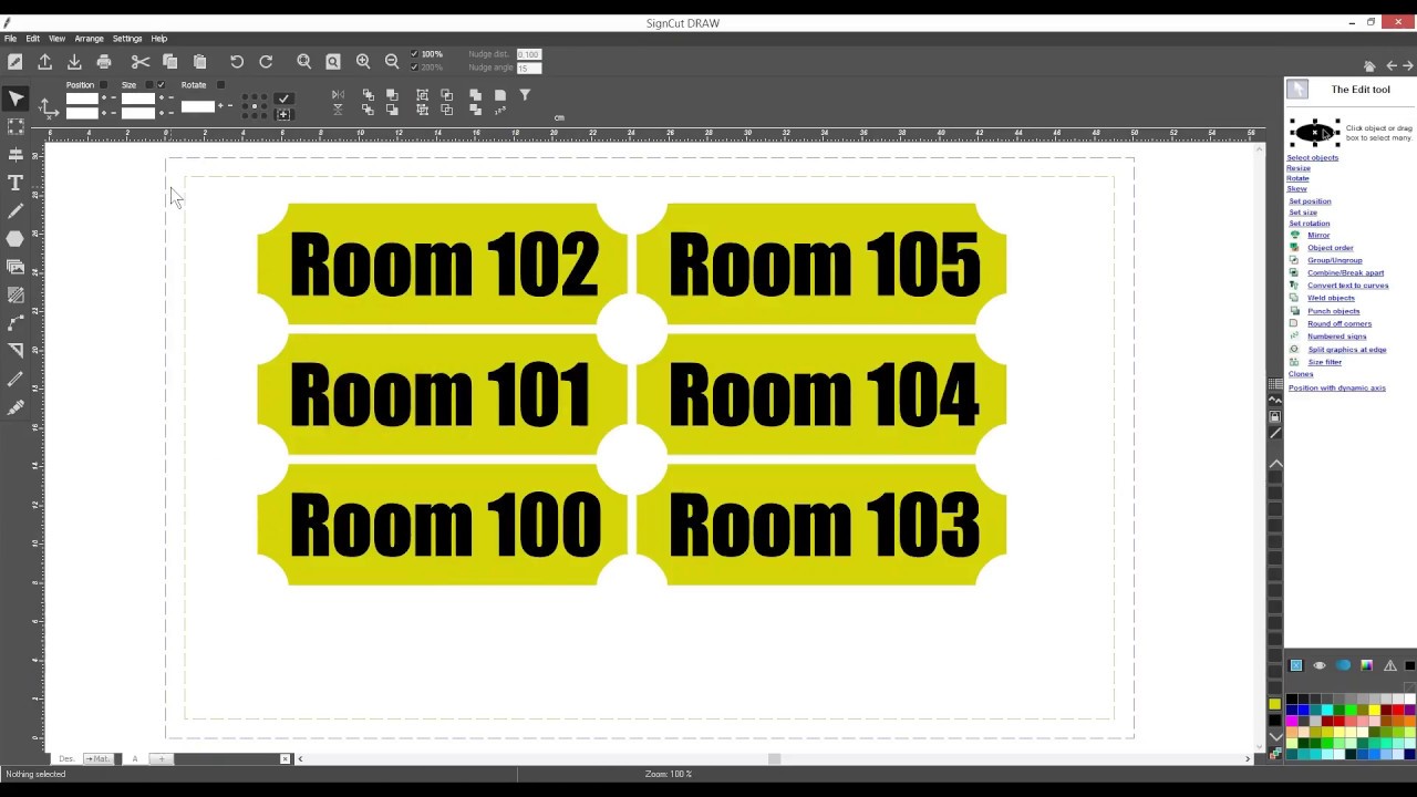 SignCut DRAW: Numbering - YouTube