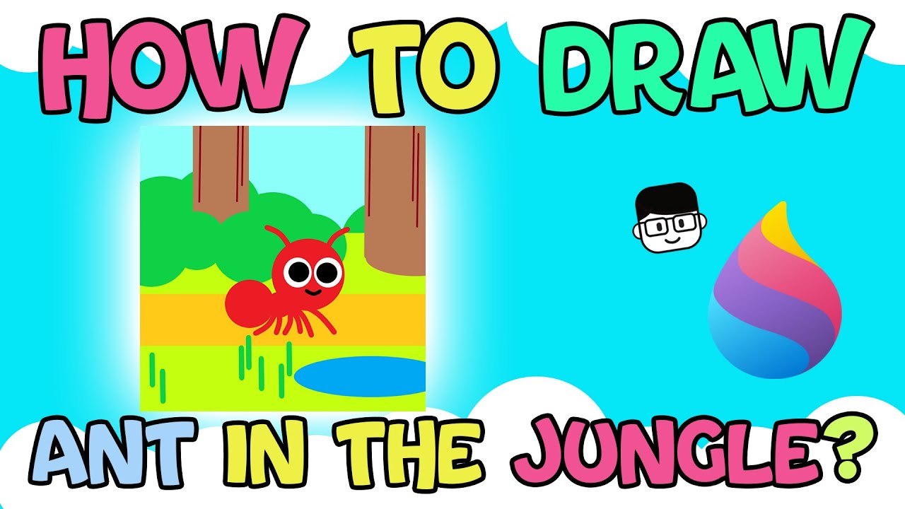 How to draw an Ant in the Jungle in Microsoft Paint 3D | Digital Art ...