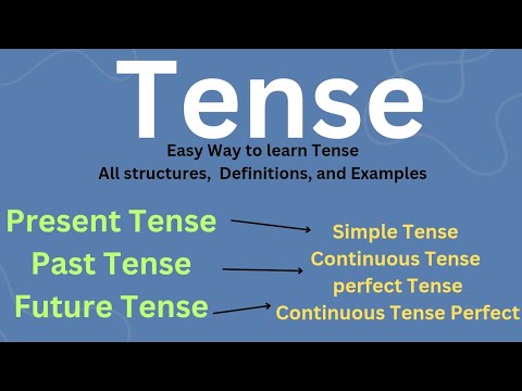 Tense| Tense structures| Tenses|Tense Notes | Grammar - YouTube