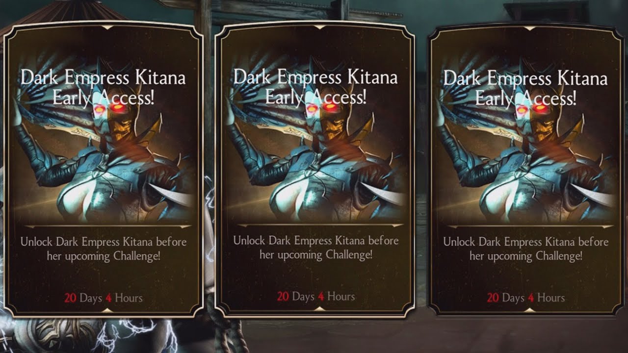 DARK EMPRESS KITANA EARLY ACCESS PACK | Mortal Kombat X (iOS/Android ...