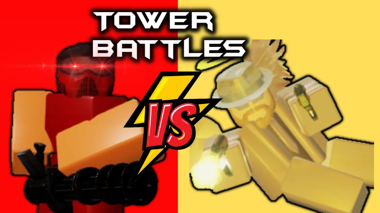Golden Scout VERSUS Commando! (Roblox Tower Batles!) - YouTube