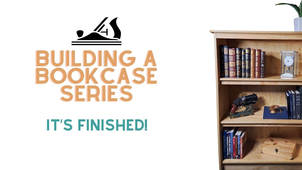 How to Build a Simple Bookcase with Hand Tools Only - Finishing - Ep.7 ...