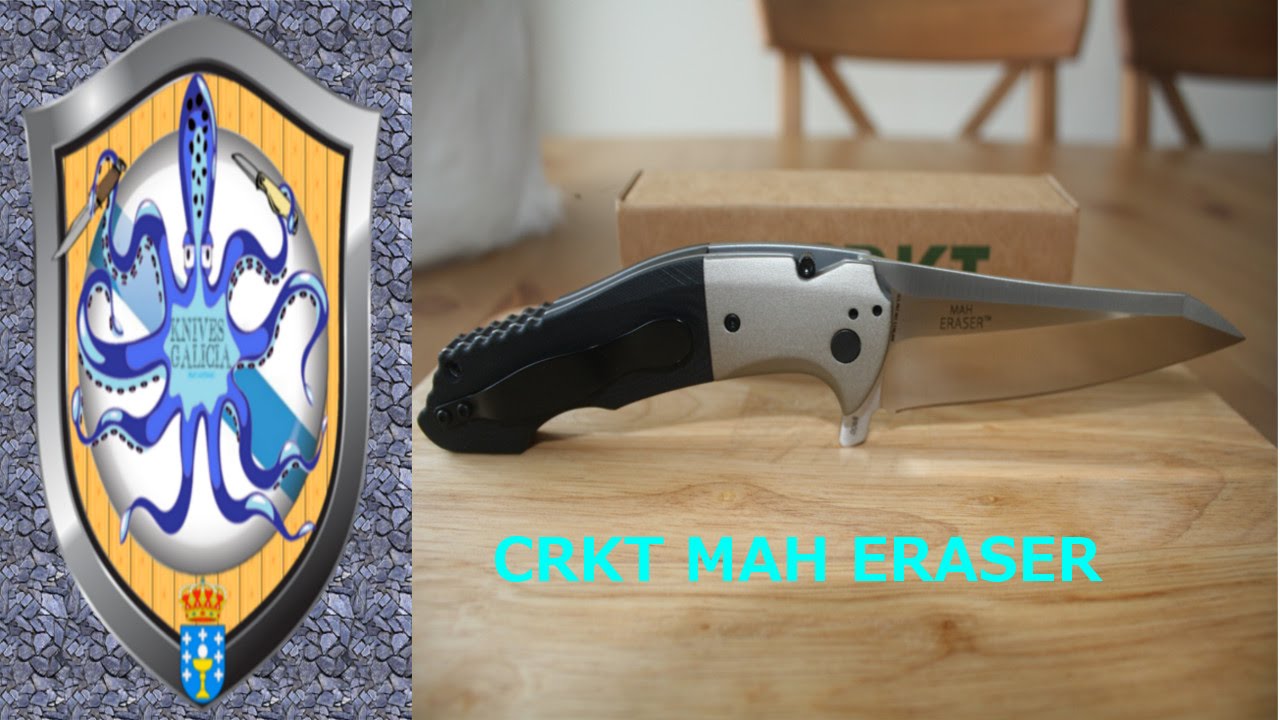 Navaja CRKT Mah eraser knife | Navajas EDC - YouTube