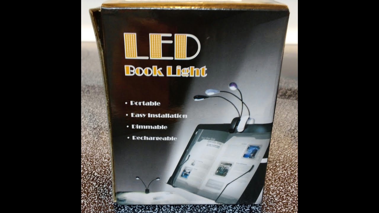 INNOO TECH Rechargeable LED Book Light - YouTube