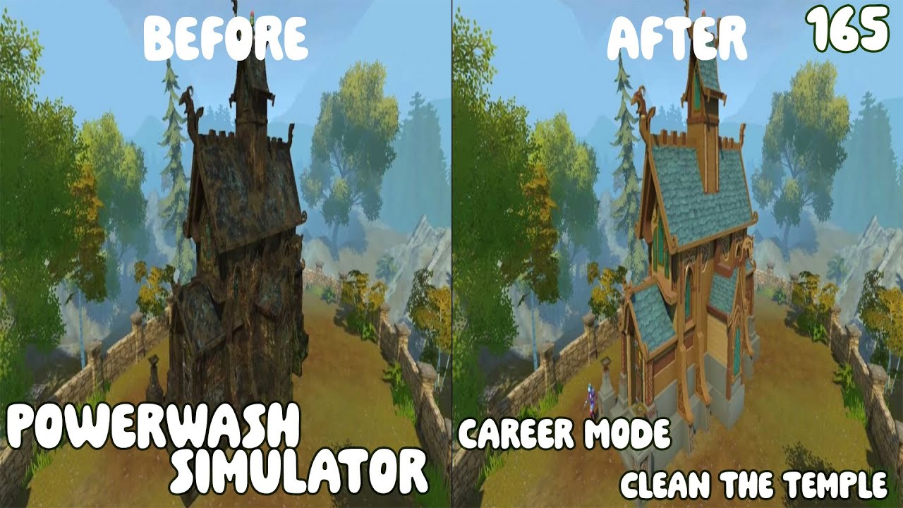PowerWash Simulator | Career Mode | Clean the Temple | Part 164 (PC ...