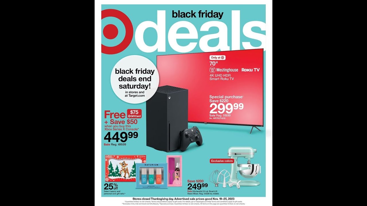 Target Black Friday 2023 Ad Sale - YouTube