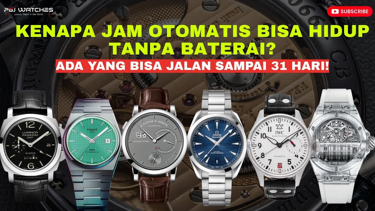 Cara Kerja Power Reserve Jam Tangan Otomatis | Dari 40 Jam Hingga 14 ...