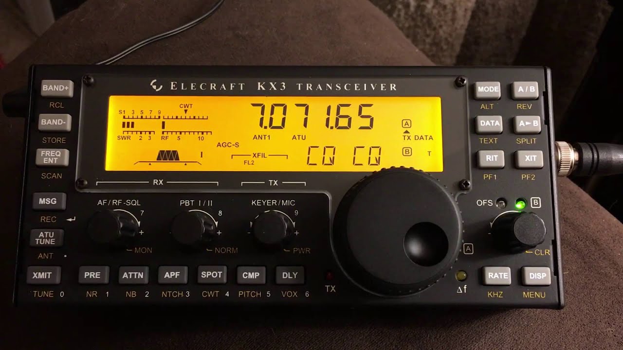 PSK31 station calling CQ - YouTube