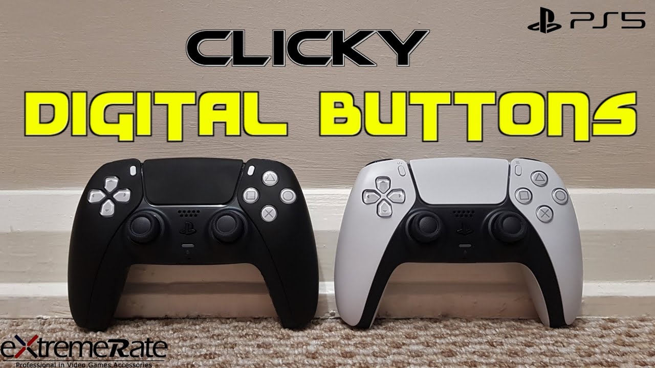 Ps5 Dualsense Clicky Digital Front Button Kit Extremerate Youtube