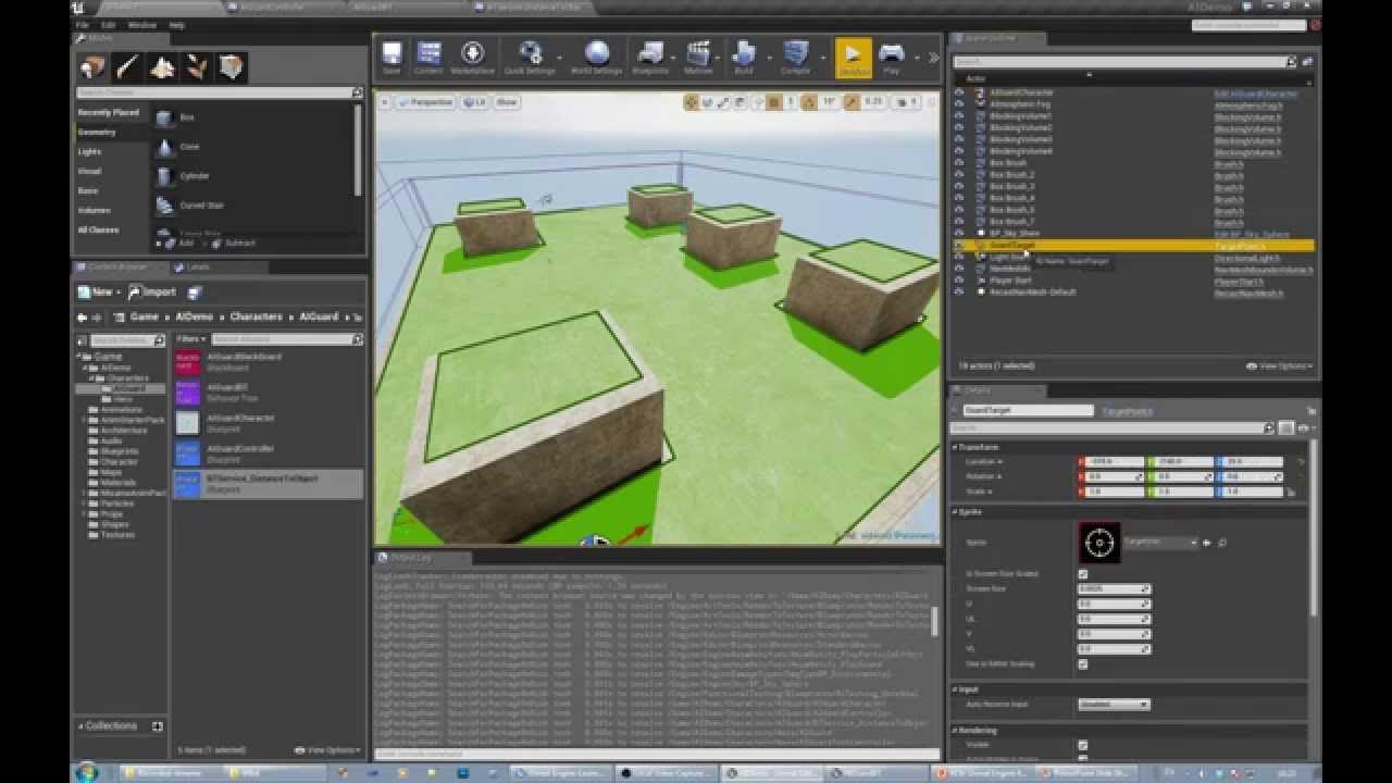 Unreal Engine AI Tutorial #1 - AI Guard Part Two - YouTube