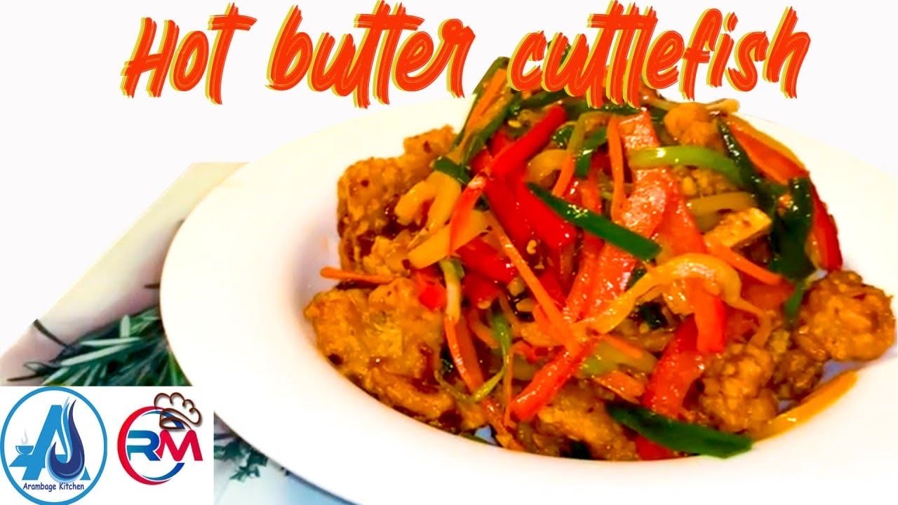 Hot Butter Cuttlefish/Spicy Cuttlefish - YouTube