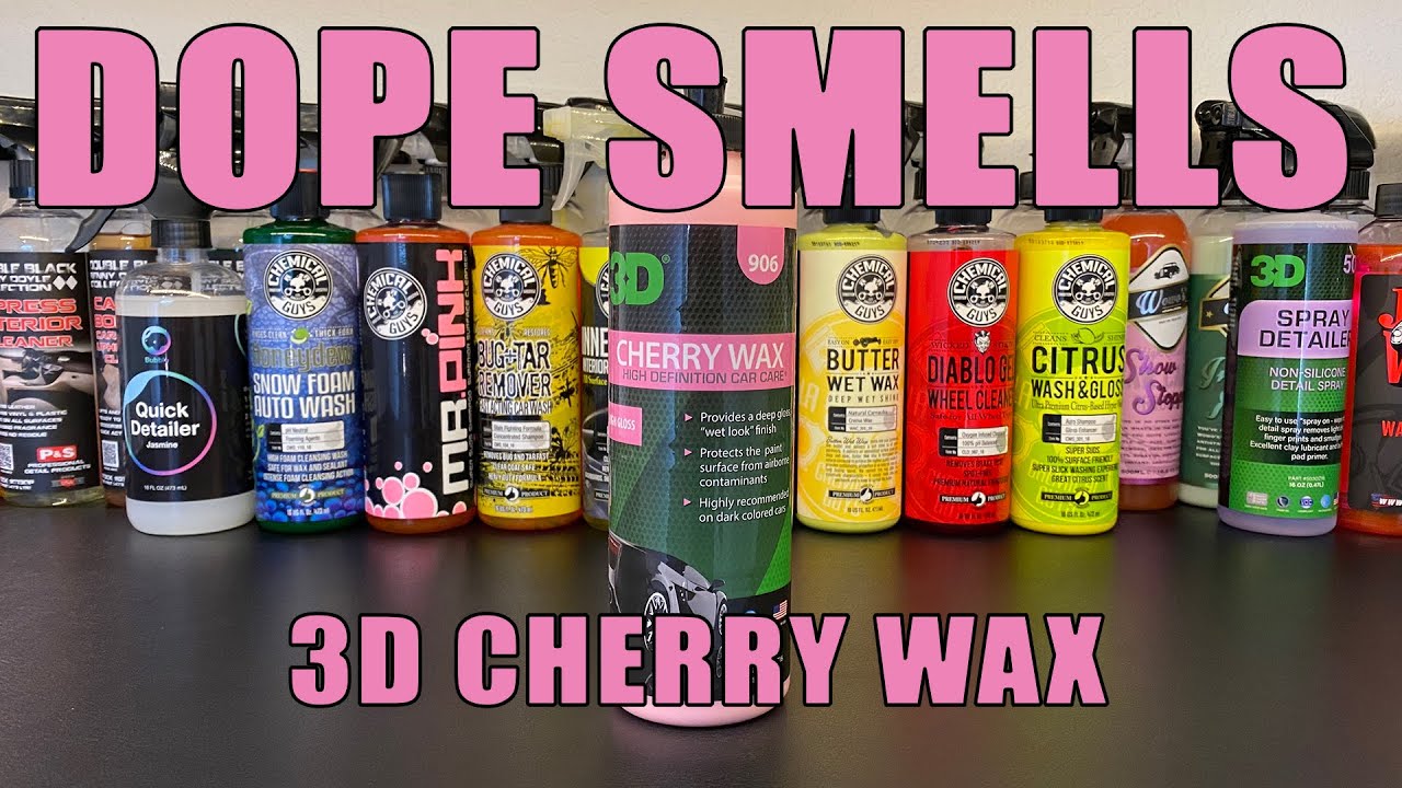 Dope Smells 3D Cherry Wax - Detailing product smell review - YouTube