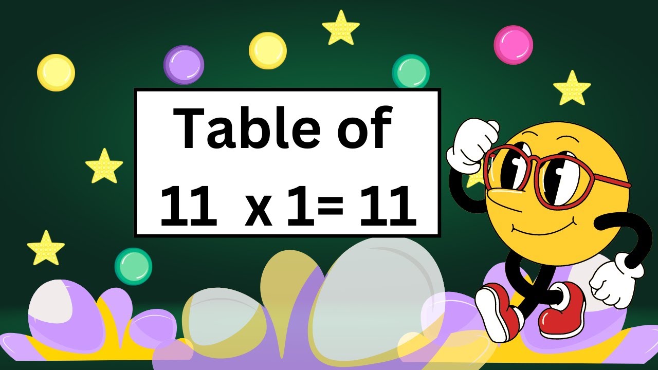 Table of 11 | Learn Multiplication | Tables for Kids | Easy to Learn ...