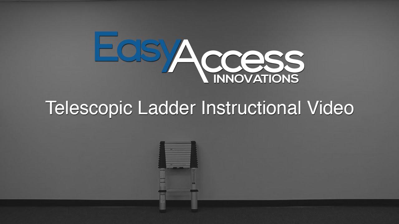 Easy Access Telescopic Ladder Instructional Video - YouTube