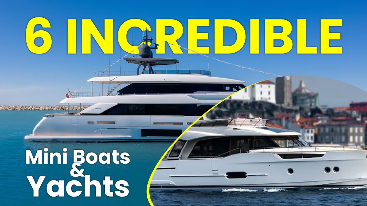 6 Incredible Mini Boats and Yachts #luxuryyachts - YouTube