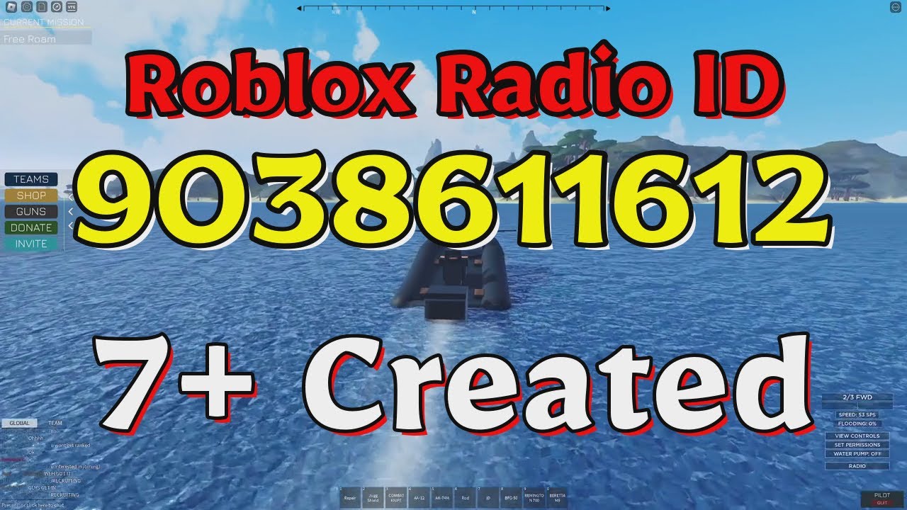 Created Roblox Radio Codes/IDs - YouTube