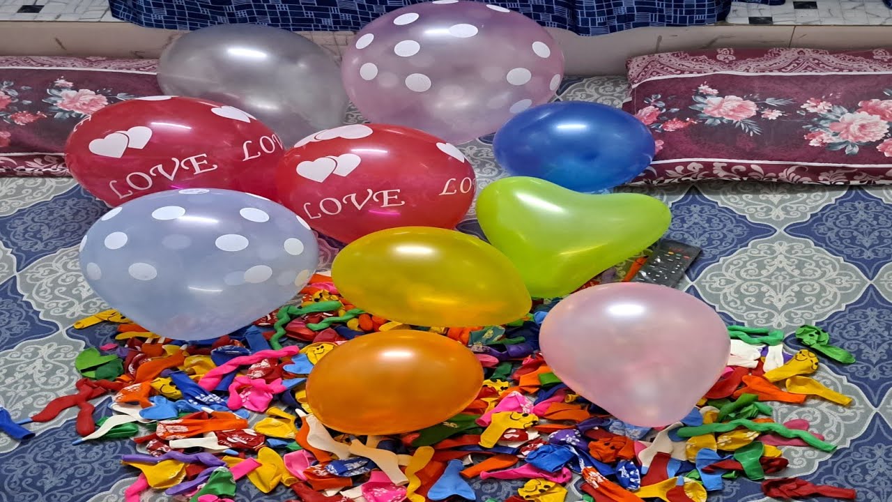 FUN BALLOONS and ENJOY BALLOONS || BURSTING and POPPING!!! - YouTube