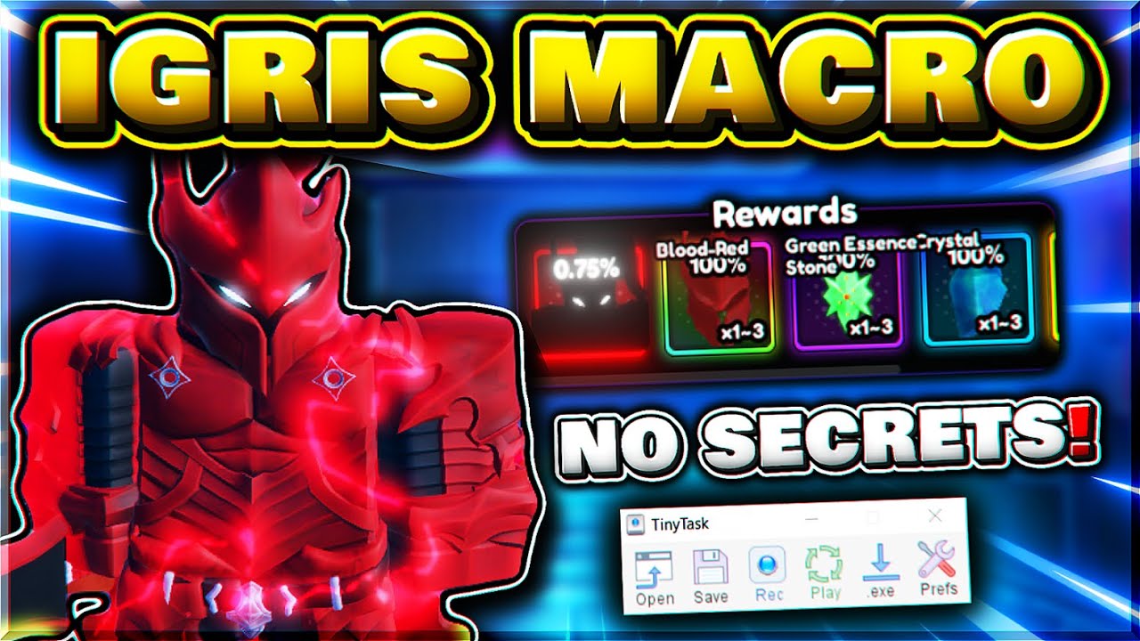 HOW TO AFK MACRO IGRIS DOUBLE DUNGEON EASILY IN ANIME VANGUARDS! - YouTube