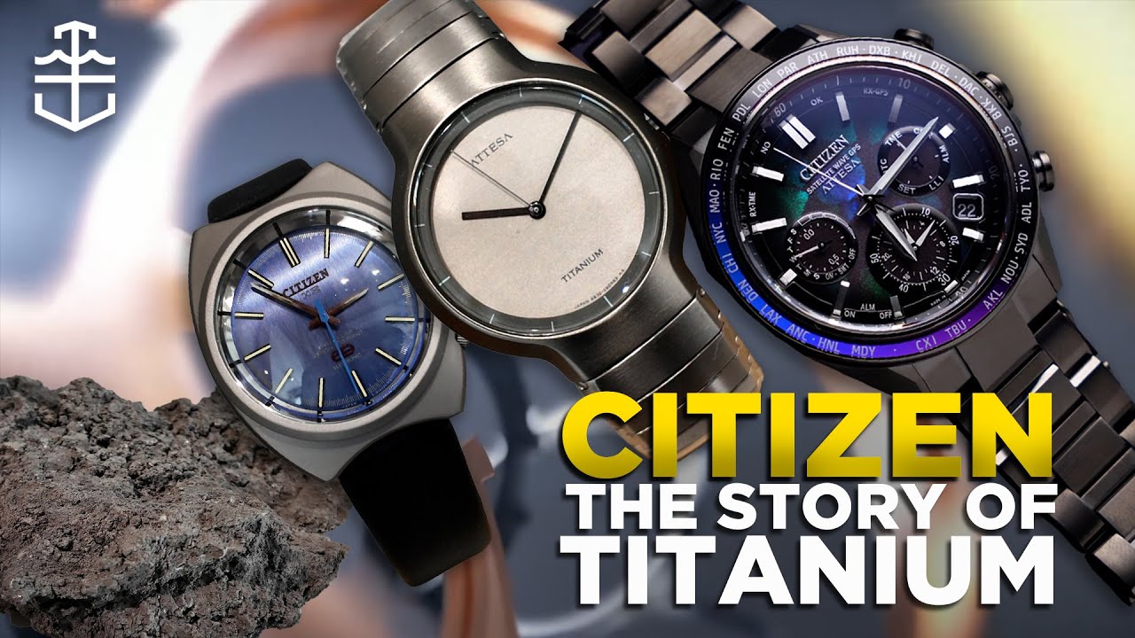Citizen celebrates 55 years of titanium watches - the first watchmaker ...