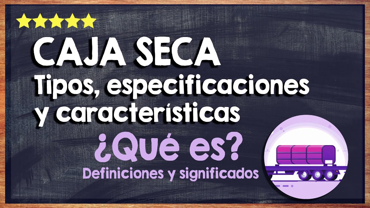 ¿Qué es una caja seca? 🙏 Tipos, especificaciones y características 🙏 ...