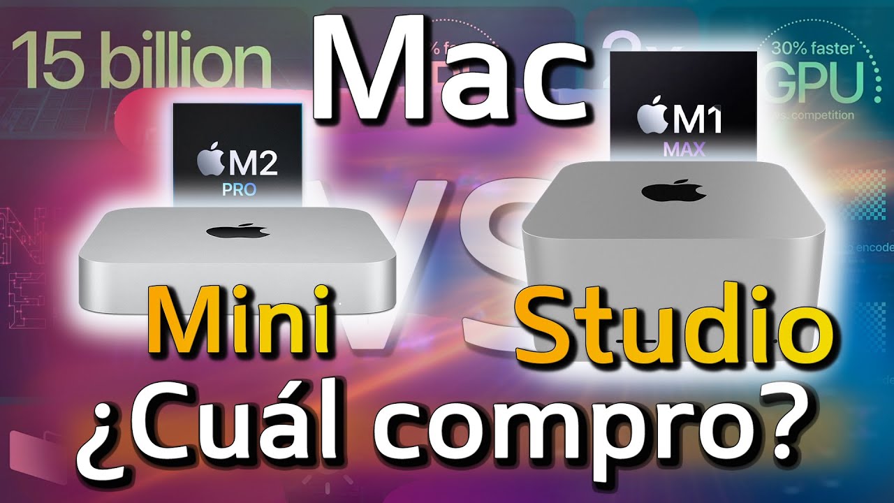 Mac Studio M1 Max VS Mac Mini M2 Pro ¿Cuál es REALMENTE mejor? - YouTube