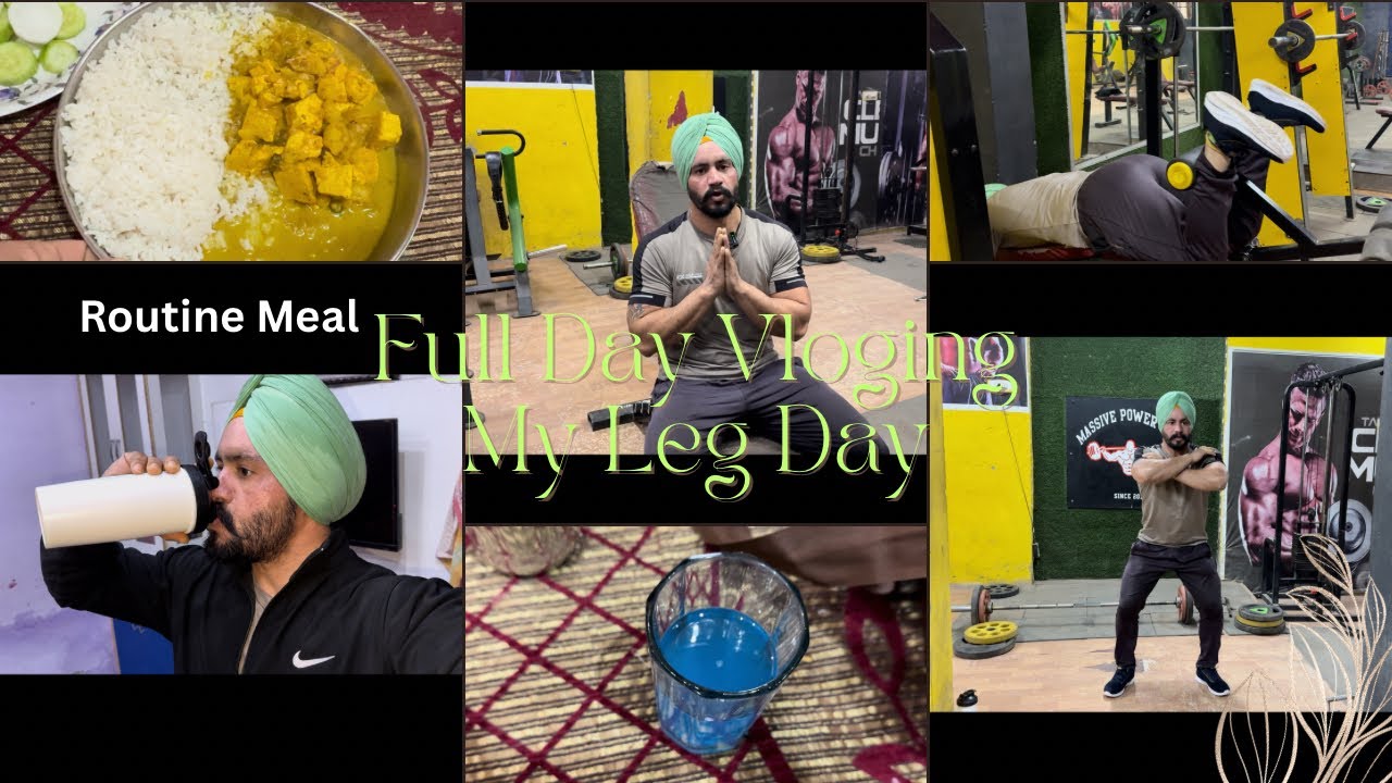 Daily Routine Workout | Legs Workout Full Pump 🦵|| Malkeet Singh ...