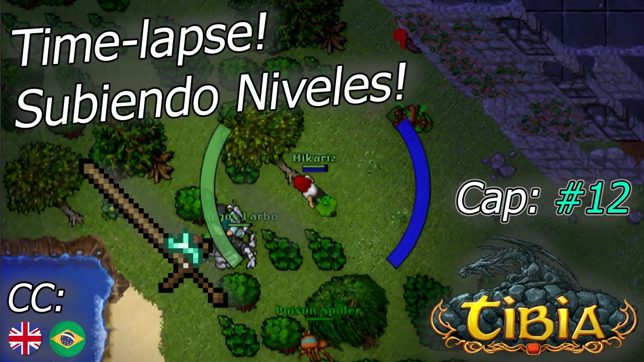 [Tibia] Time-lapse! Subiendo Niveles (Soy Nivel 43) + Regalo de un Sub🎁 ...
