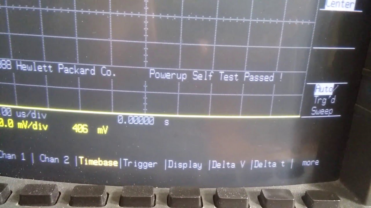 HP 54111D Self Test - YouTube