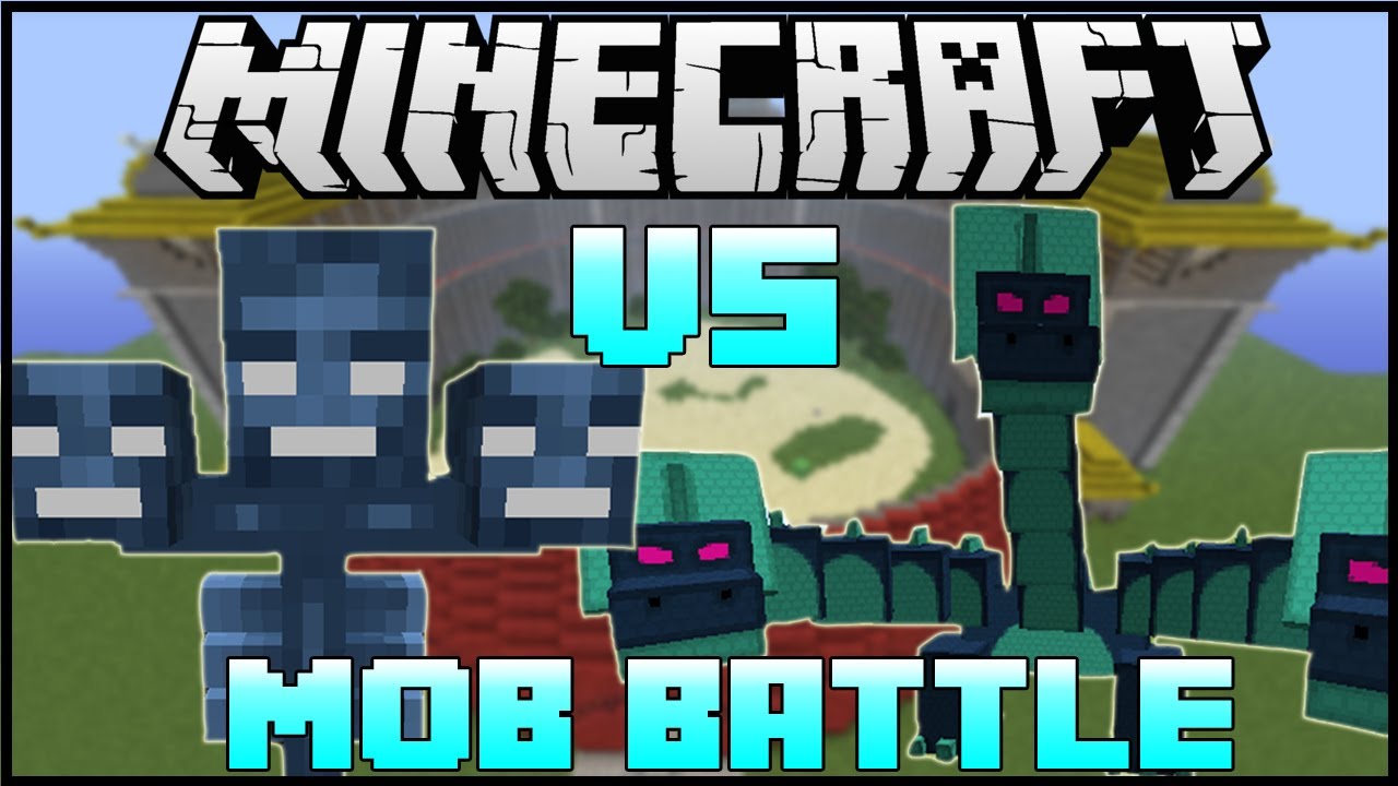 Wither Boss Vs Hydra Minecraft Mob Battle Arena Twilight Forest