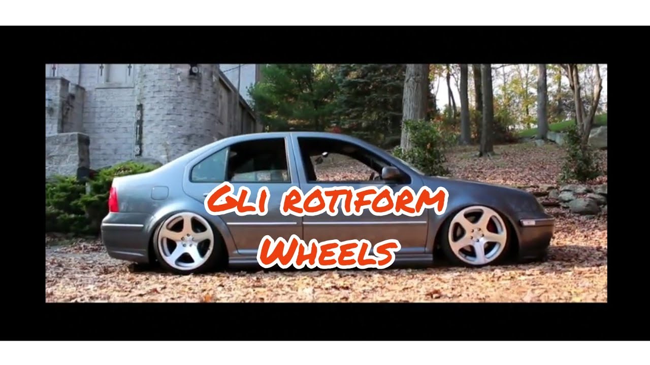 MK4 GLI ROTIFORM WHEELS | Bros Garage - YouTube