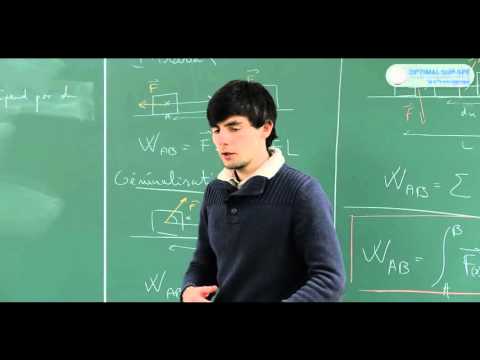 Dynamique 2 : Aspects énergétique. Cours Physique Prépa