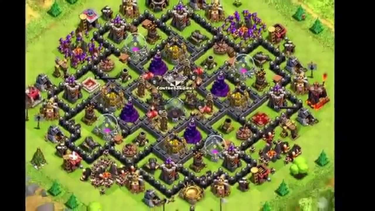 Clash of Clans - AN AMAZING VILLAGE FARMING! - YouTube