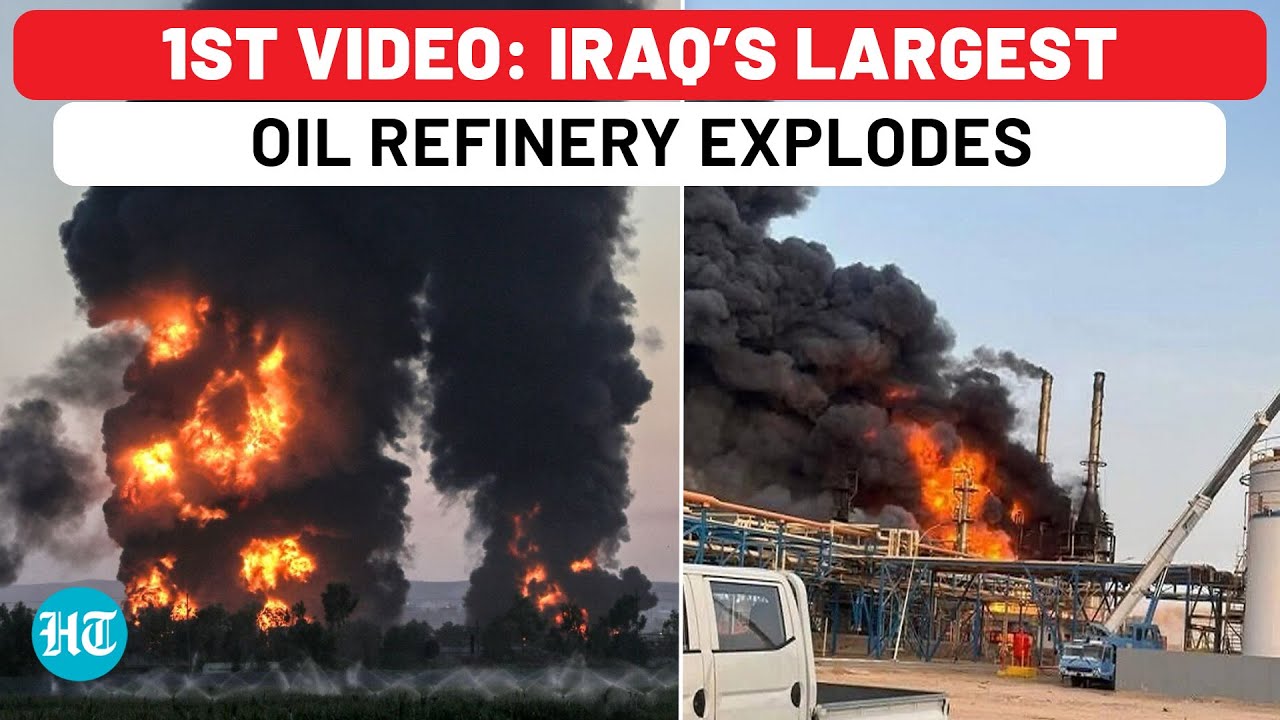Iraq’s Largest Oil Refinery in Flames: Inferno Engulfs Baiji Oil ...