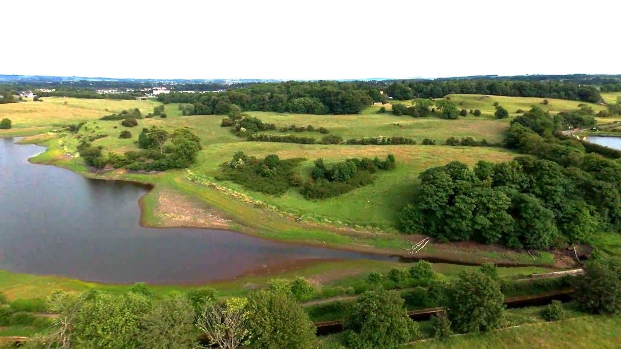 Bebop 2 Dams to Darnley Country Park (2) - YouTube