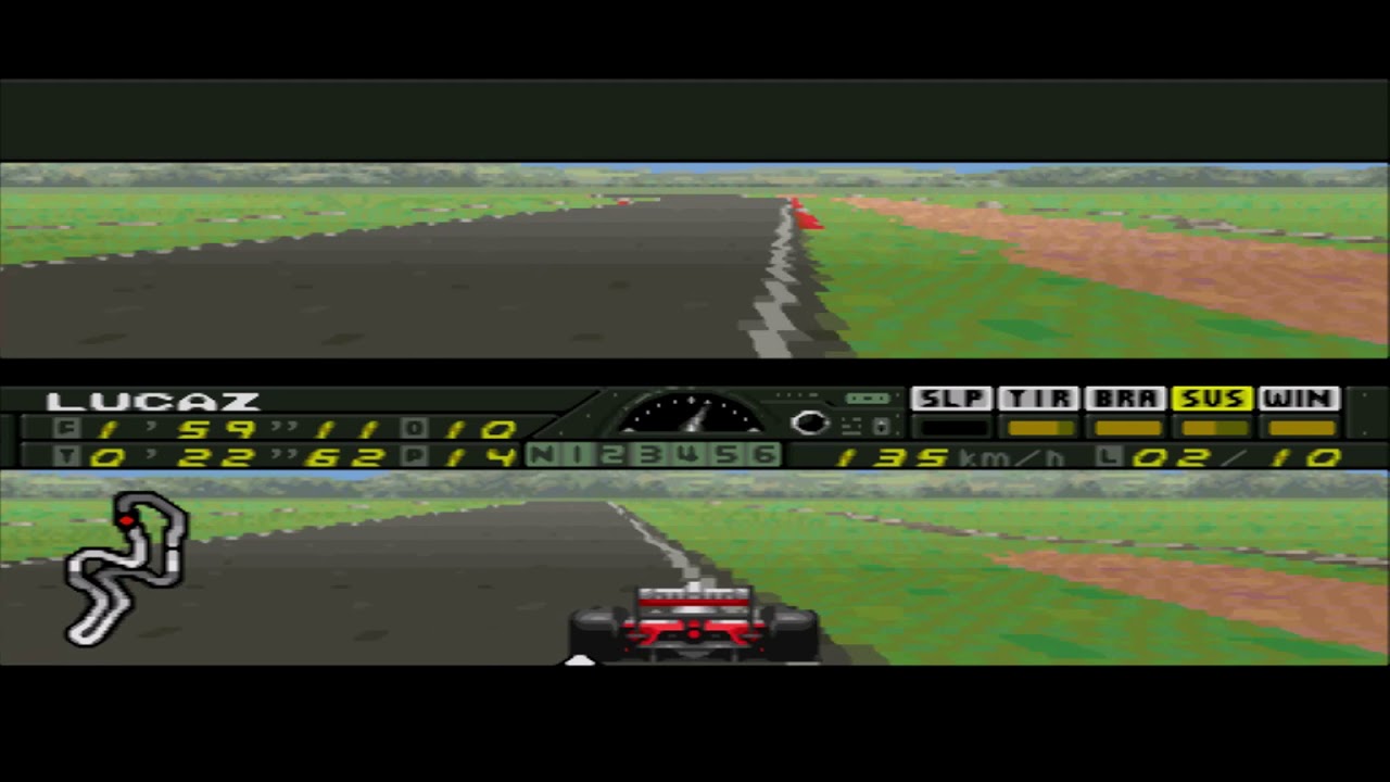 F1 Pole Position 1993 SNES Gameplay - YouTube