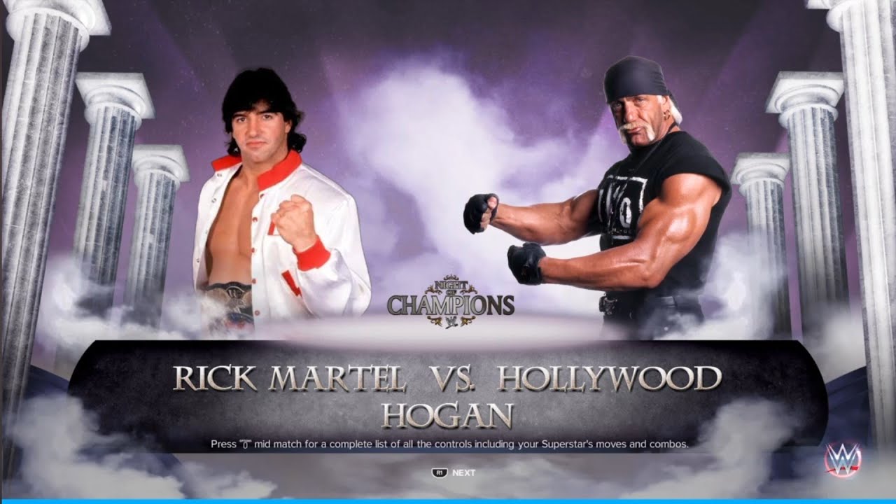 Rick Martel vs Hollywood Hogan. Legends of Wrestling. WWE 2K23 - YouTube