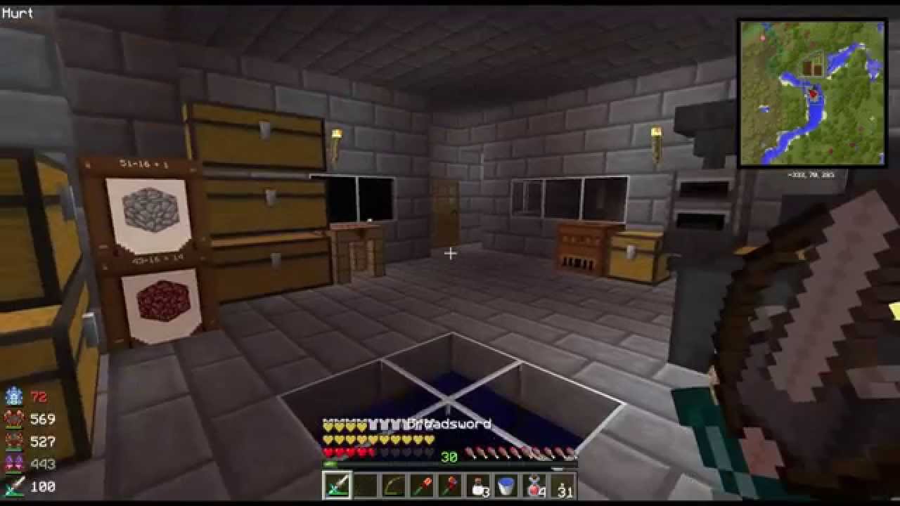 BnB E33: Bows and Bricks - Let's Play Minecraft FTB Blood N Bones - YouTube