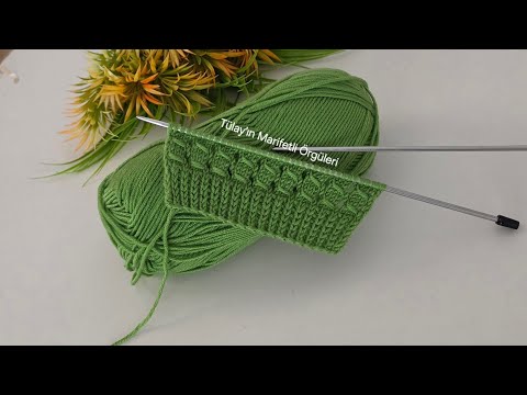 Kolay Örgü Modeli 🧶Yelek Modeli #knitting 