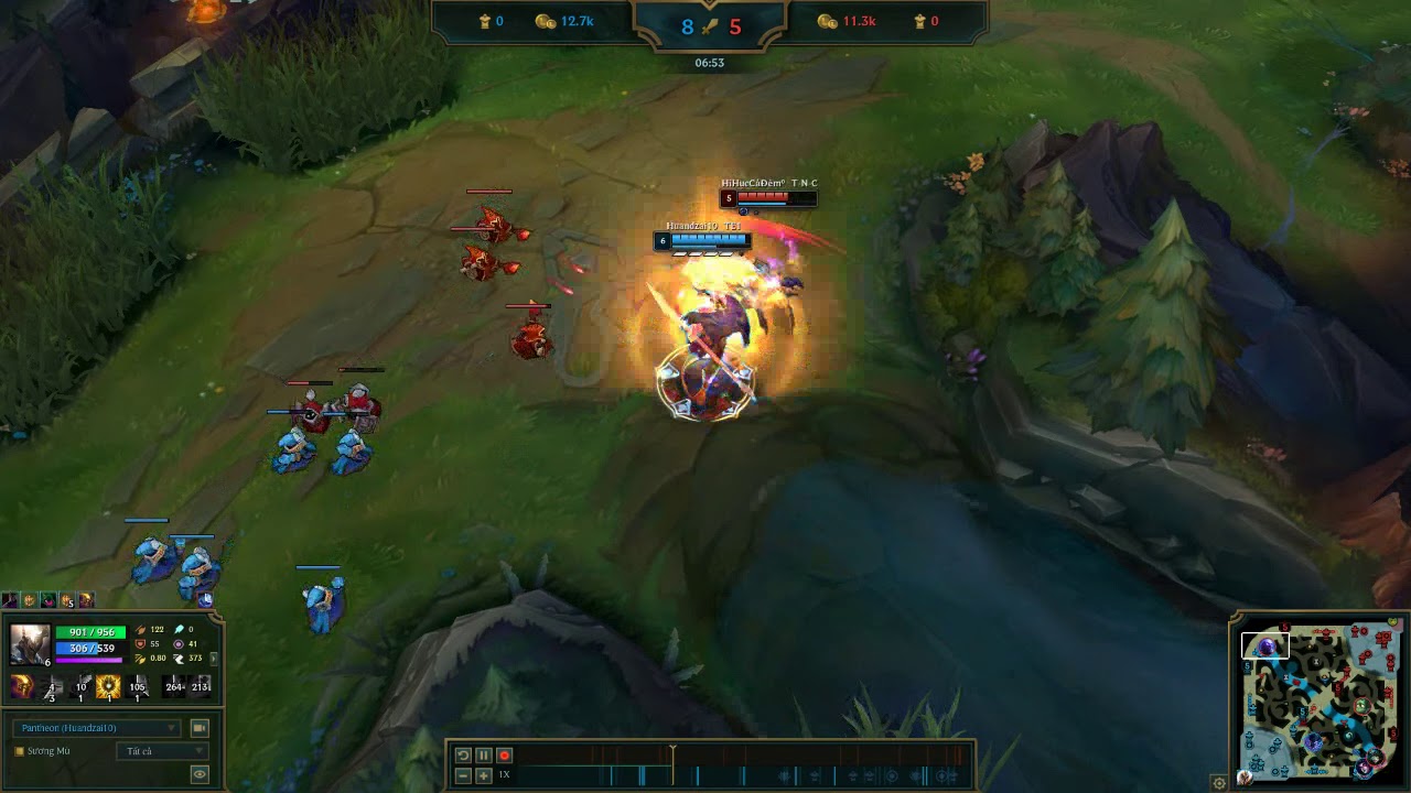 Pantheon vs Ryze / D2 Ranked Solo - YouTube