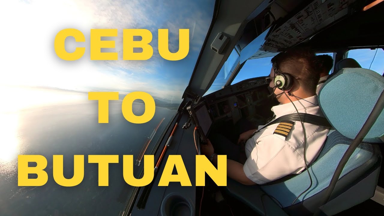 Airbus A320 Full Flight from CEBU to BUTUAN | Captain JC Rage - YouTube