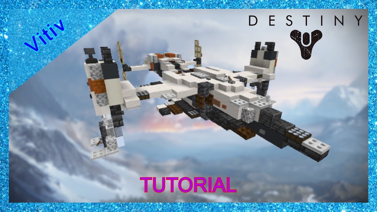 Destiny Hawk in Minecraft - 1:1 Scale - Tutorial - YouTube