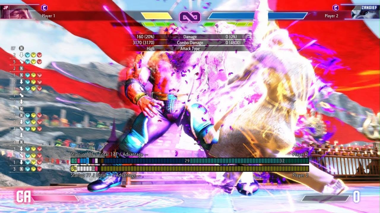 Street Fighter 6 JP safe jump OS OD amnesia SF6 counter Zangief CA ...
