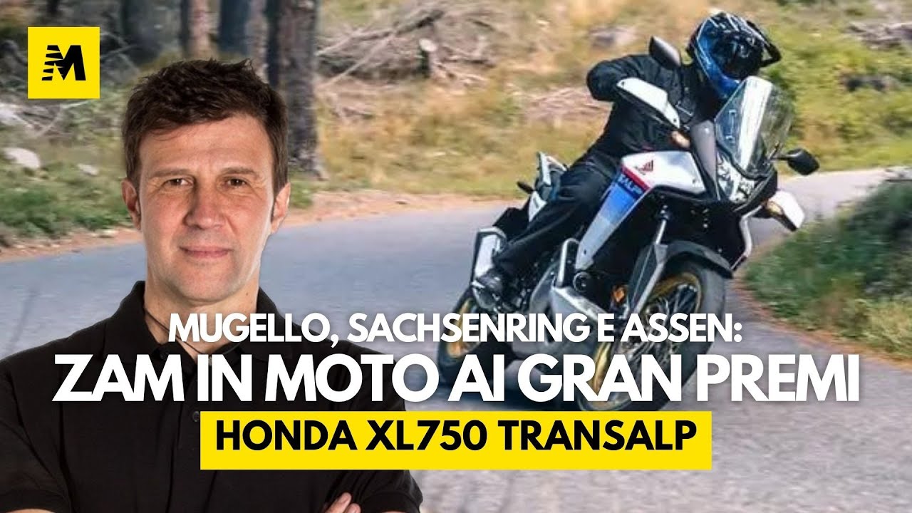 #ioalgpvadoinmoto. Honda XL750 Transalp: “Si guida con due dita…” - YouTube