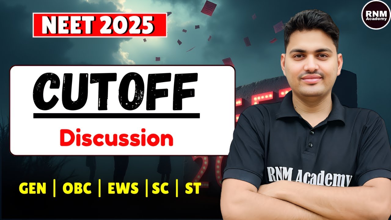 NEET 2025 Cutoff Category Wise DIscussion - YouTube