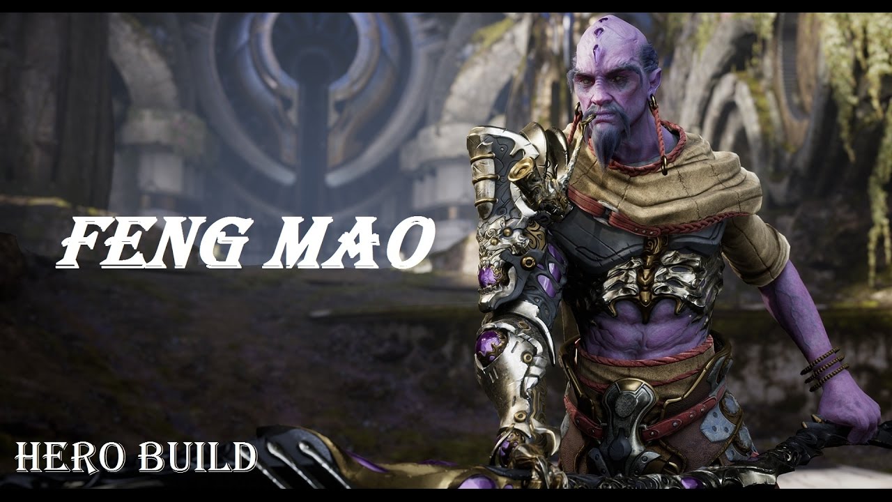 Feng Mao - Addicted to Red | Hero Build & Guide | Paragon v33 Gameplay ...